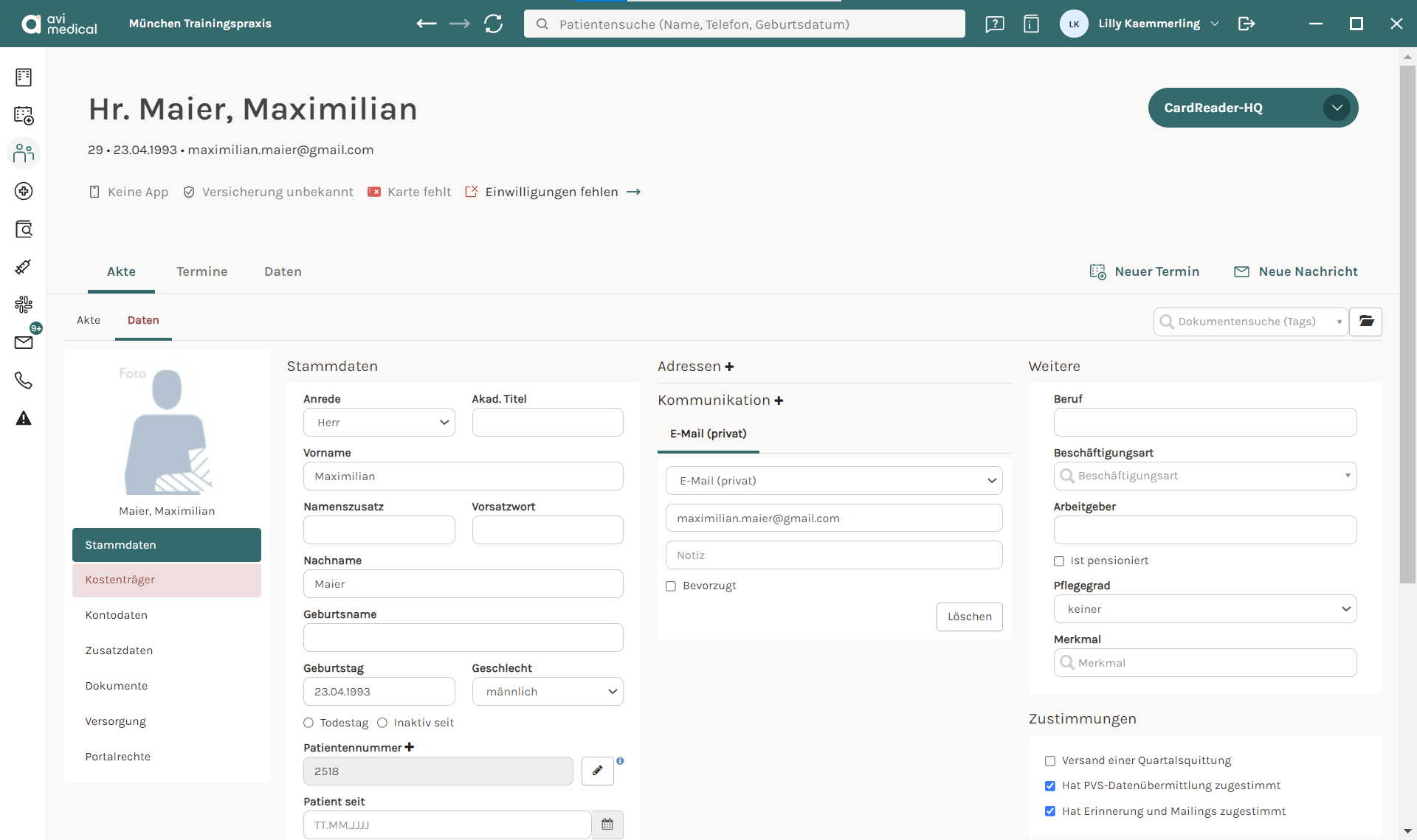 Wann und wie muss ich eine Patientenakte manuell anlegen? – Avi Medical ...